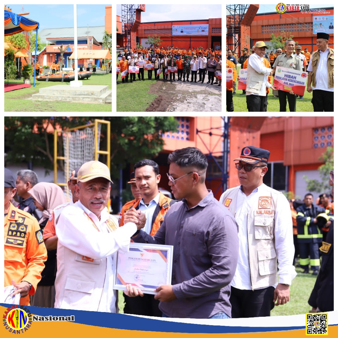 Hari Kesiapsiagaan Bencana 2024, Pemprov Sumut Serahkan Bantuan Alat Kebencanaan Senilai Rp1,8 ...