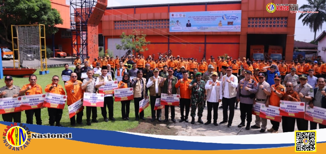 Hari Kesiapsiagaan Bencana 2024, Pemprov Sumut Serahkan Bantuan Alat Kebencanaan Senilai Rp1,8 ...